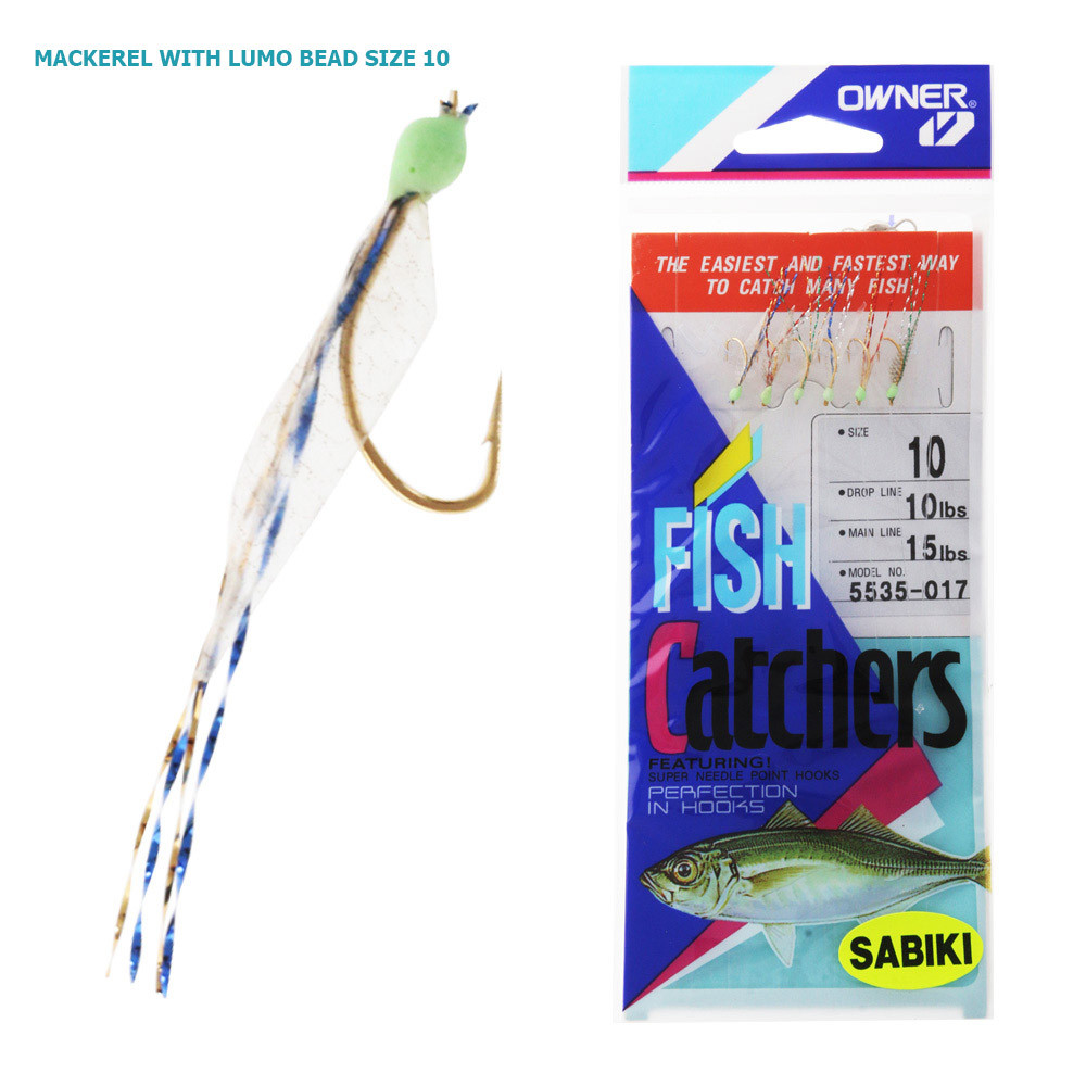 Buy Owner Sabiki Bait Catcher Rig Mackerel with Lumo Bead online at ...