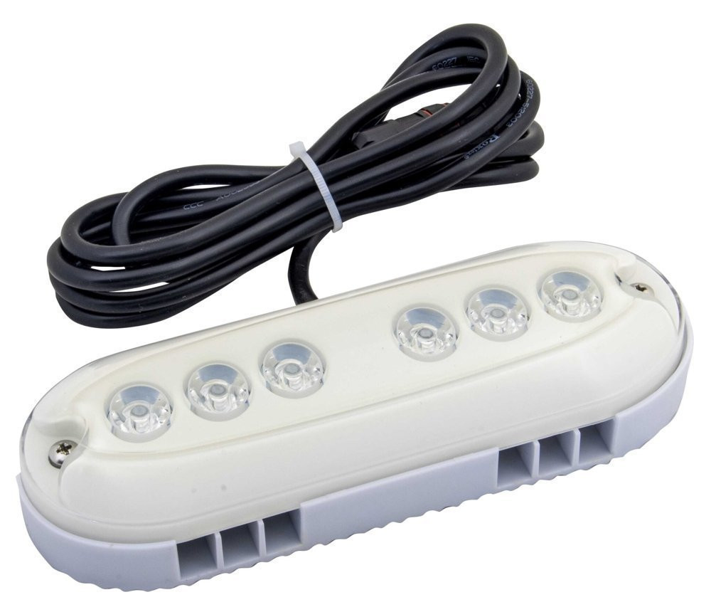 AquaIDEA 10W Underwater Blue LED White Oblong Frame - Underwater Lights ...