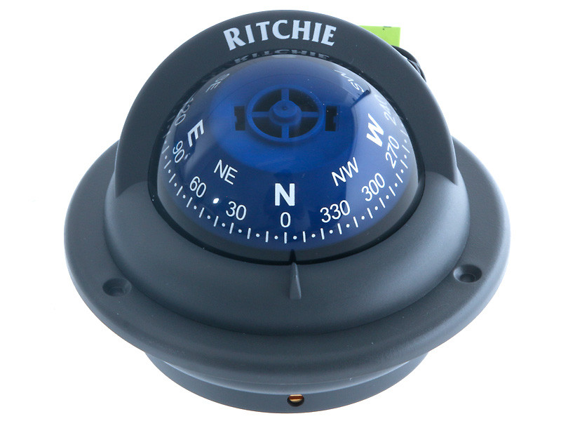 Buy Ritchie Trek TR-35G Flush Mount Boat Compass Grey online at Marine ...