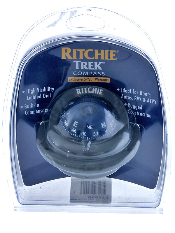 Buy Ritchie Trek TR-35G Flush Mount Boat Compass Grey online at Marine ...