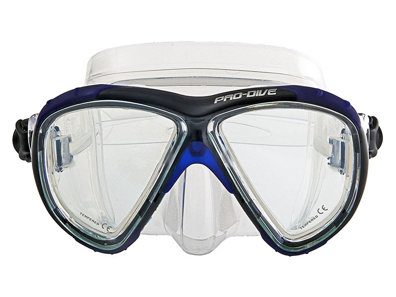 Buy Pro-Dive Optical Lens Dive Mask Blue with Corrective Lenses online ...