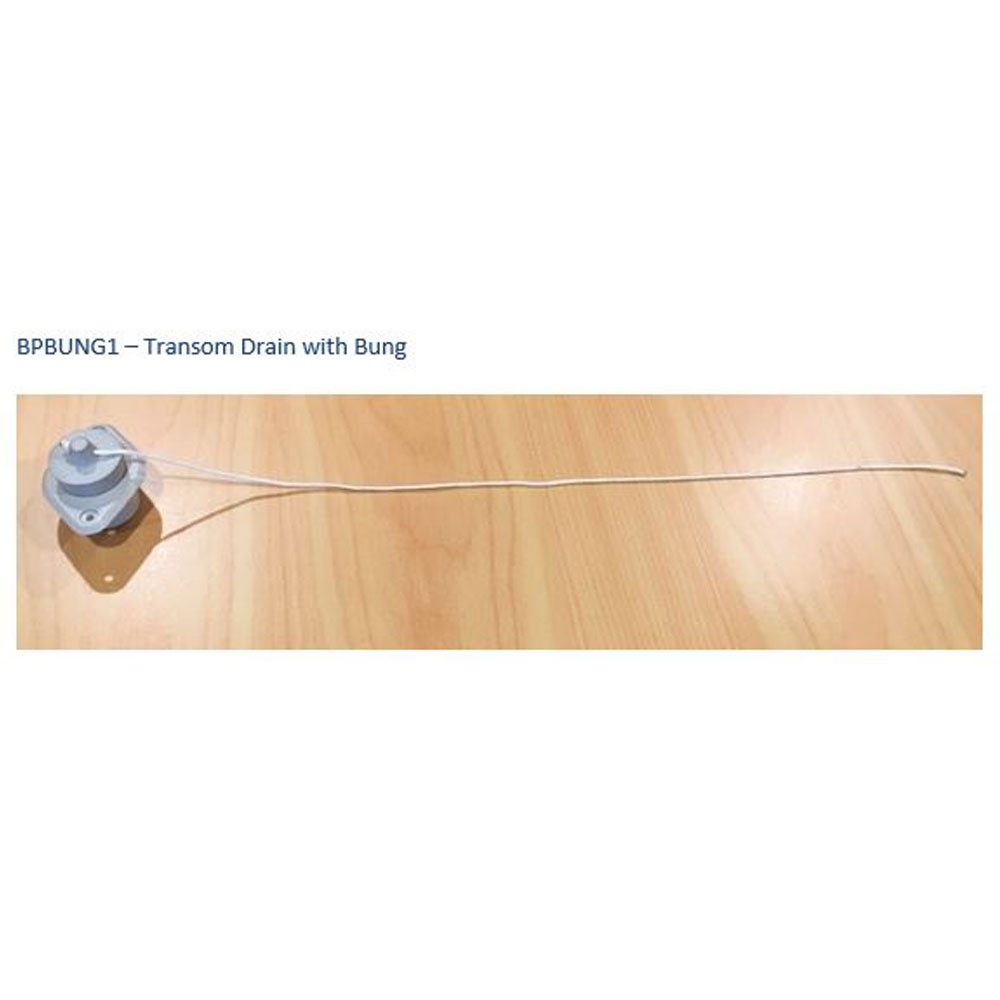 Buy Aquapro Transom Drain with Bung 40mm online at Marine-Deals.com.au