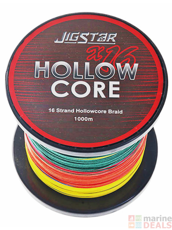 Buy Jig Star X16 Hollow Core Multi-Coloured Braid 1000m online at ... Buy Jig Star X16 Hollow Core Multi-Coloured Braid 1000m online at ...