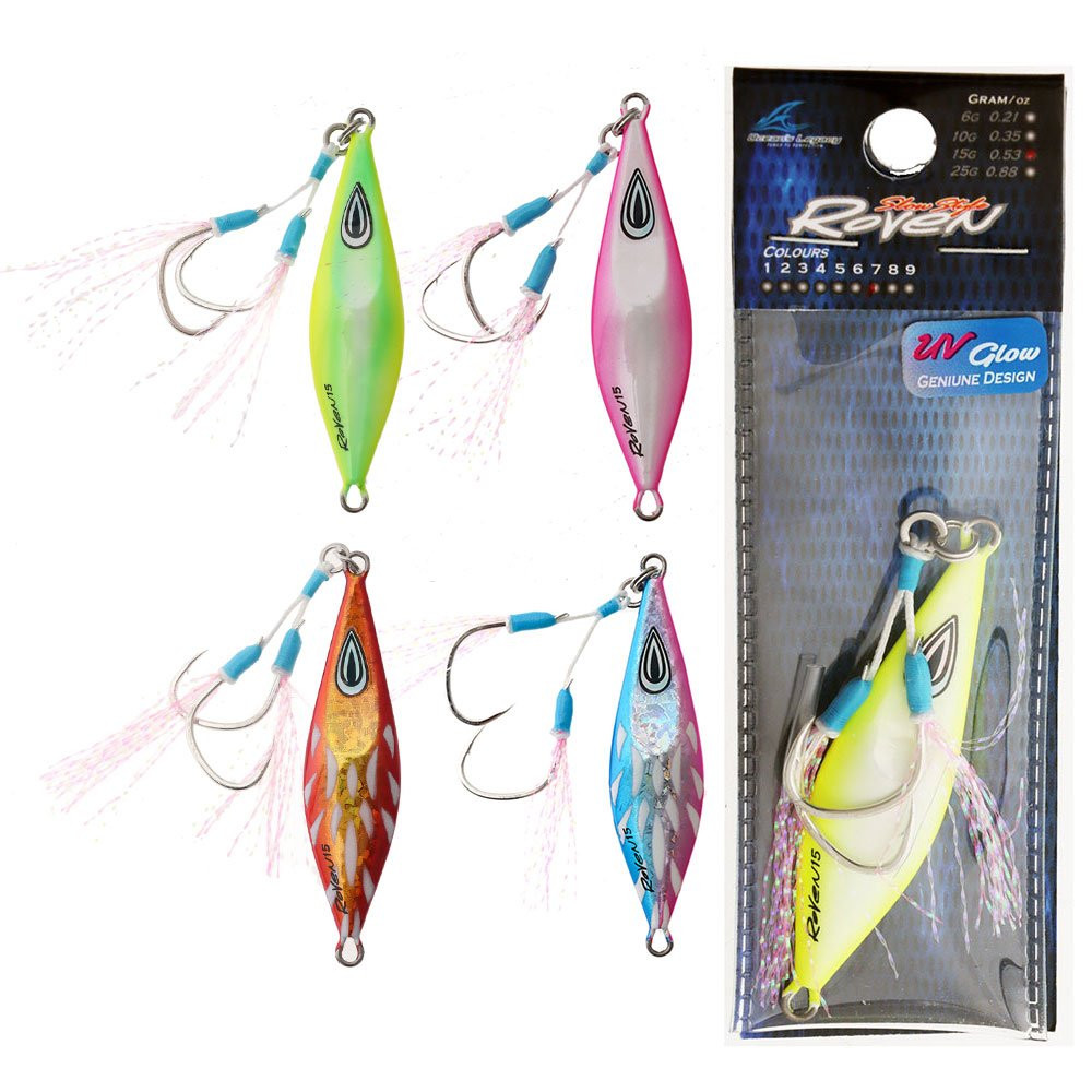 Buy Ocean's Legacy Roven Micro Jig 15g Rigged online at Marine-Deals.com.au