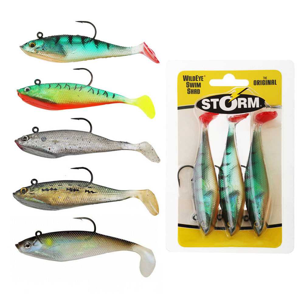 Buy Storm Wildeye Swim Shad Rigged Soft Bait 8cm online at Marine-Deals ...