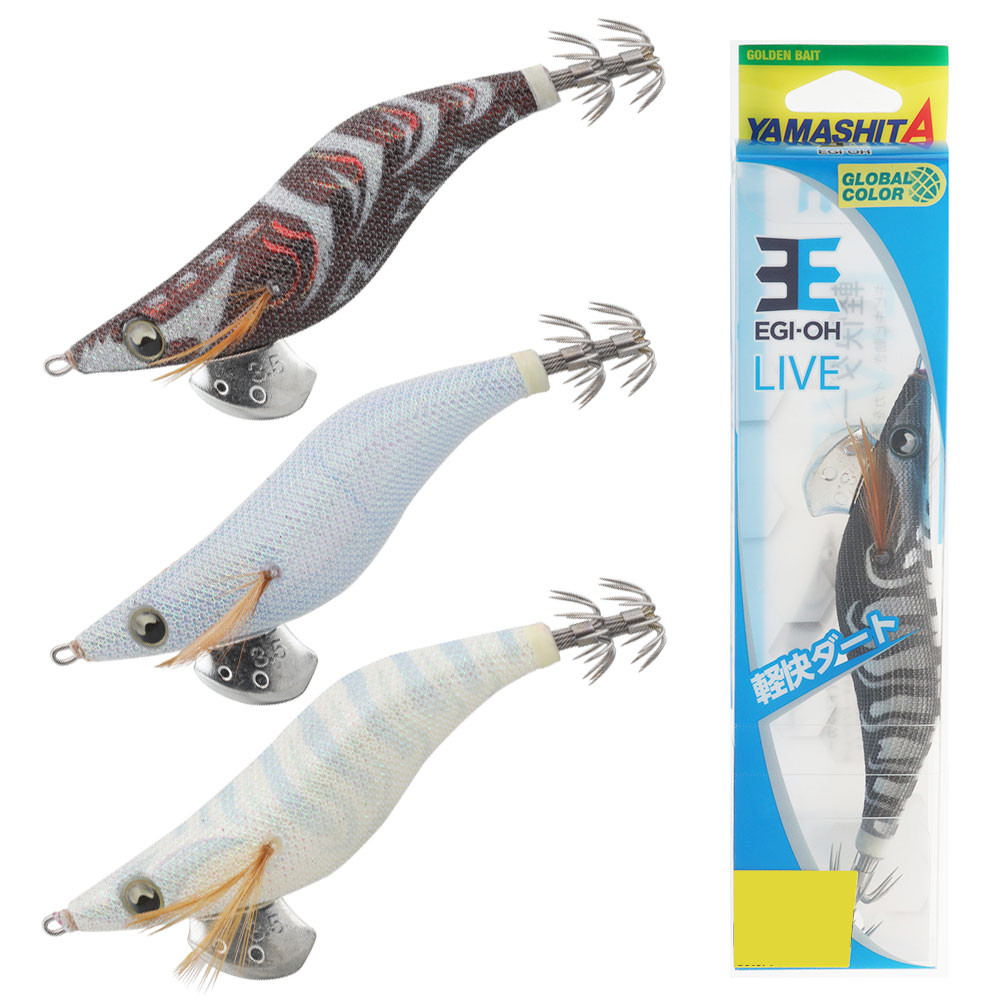 Buy Yamashita EGI-OH LIVE Squid Jig 3.0 90mm online at Marine-Deals.com.au