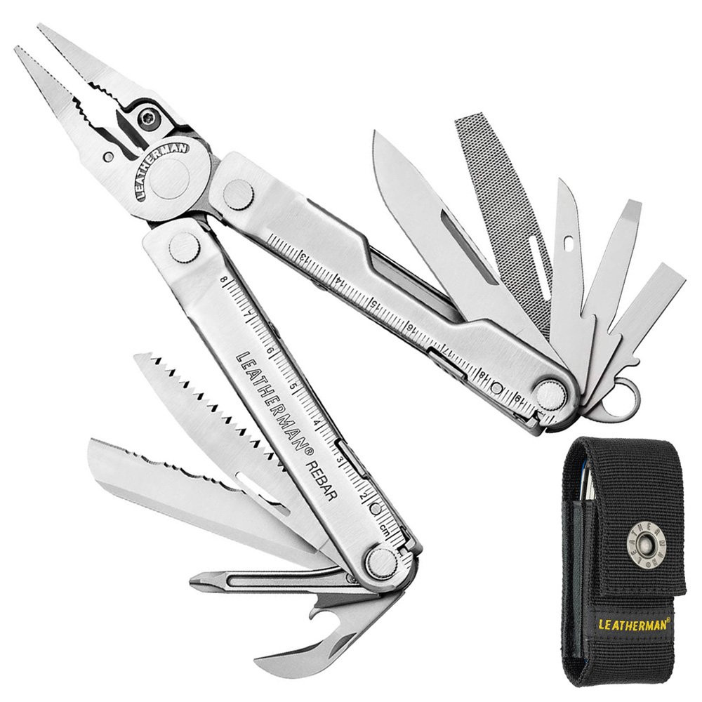 Leatherman Rebar Multi-Tool with Nylon Sheath - Multi-Tools & Pocket ...