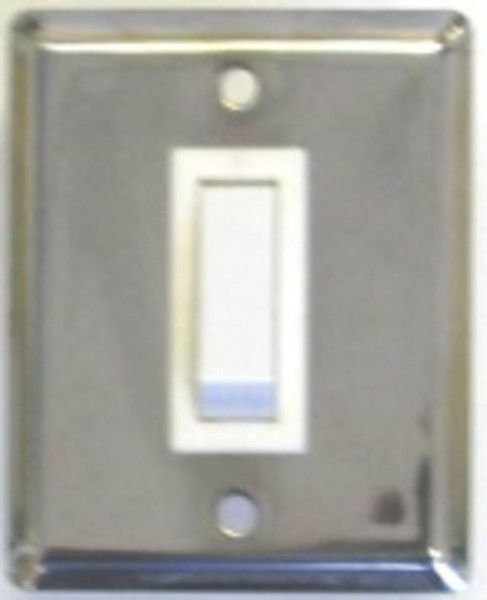 Buy Single Stainless Steel Wall Switch & Plate online at Marine-Deals ...