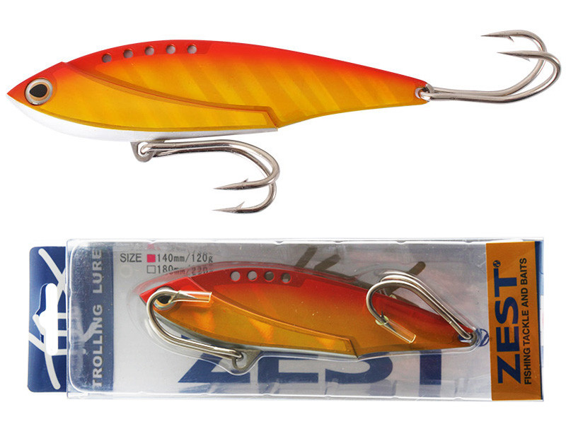 Buy Zest Trolling Blade Lure 140mm Orange Gold online at Marine-Deals ...